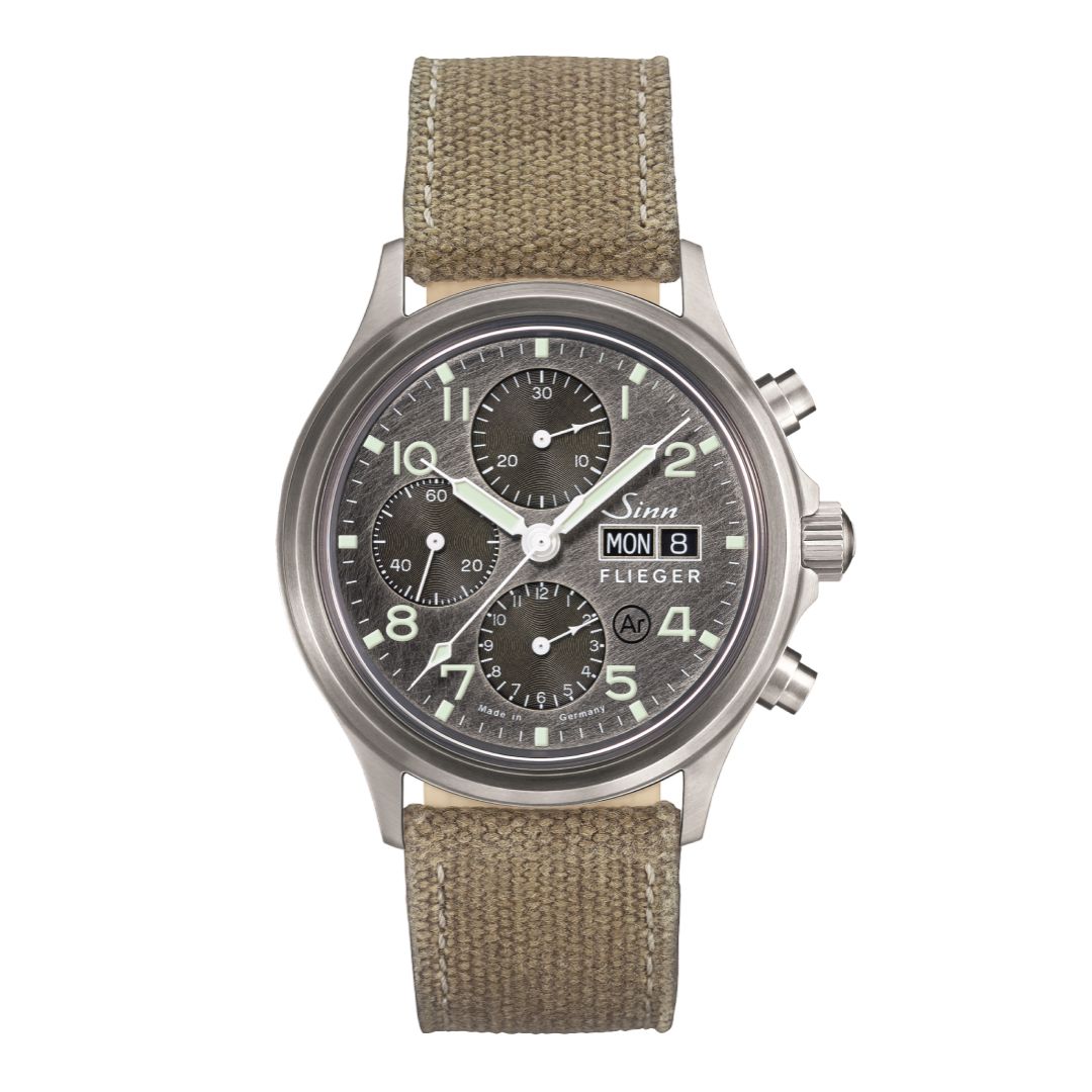Buy Sinn 358 SA Pilot DS Automatic Chronograph Watch - 42mm Stainless ...